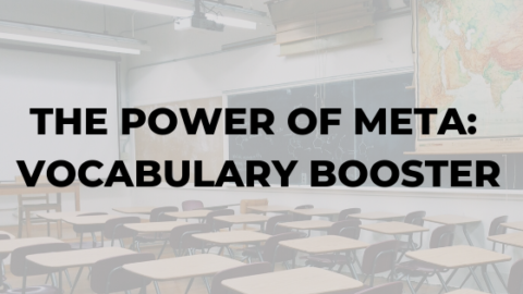 The Power of Meta: Vocabulary Booster - Dr. Karen Speech and Language